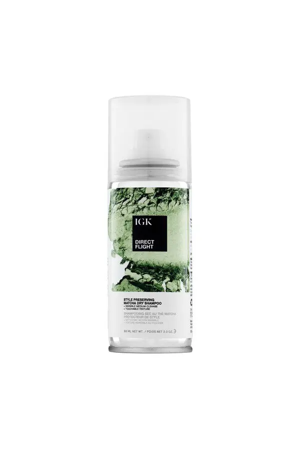 IGK Direct Flight Matcha Dry Shampoo Travel Size - Charcoal