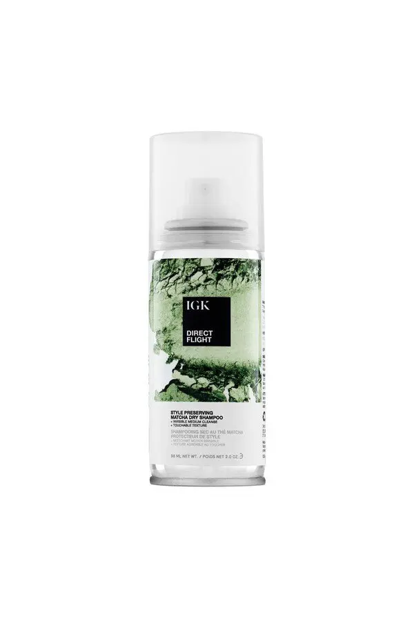 IGK Direct Flight Matcha Dry Shampoo Travel Size - Charcoal