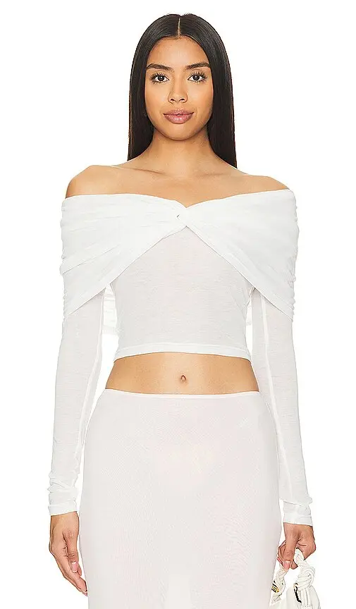 SNDYS Madrid Off-shoulder Top