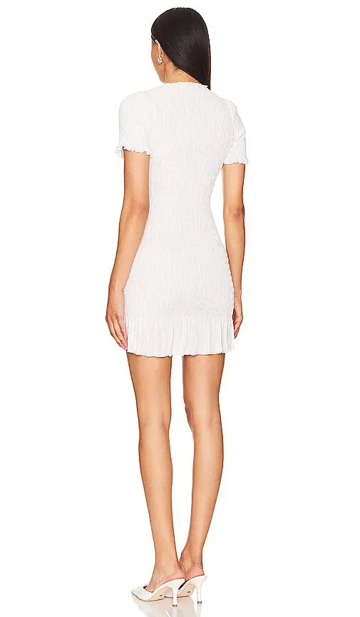 APRES STUDIO Ruched Mini Dress