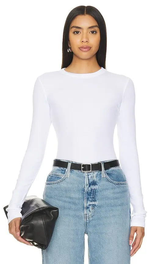 Cotton Citizen Verona Crewneck Long Sleeve - White