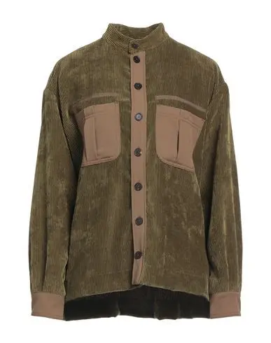 High Corduroy Military Shirt