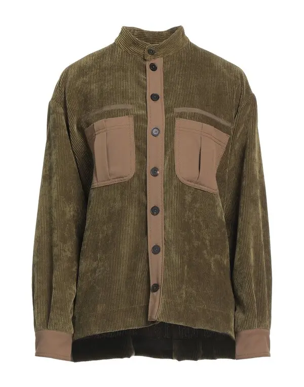 High Corduroy Military Shirt