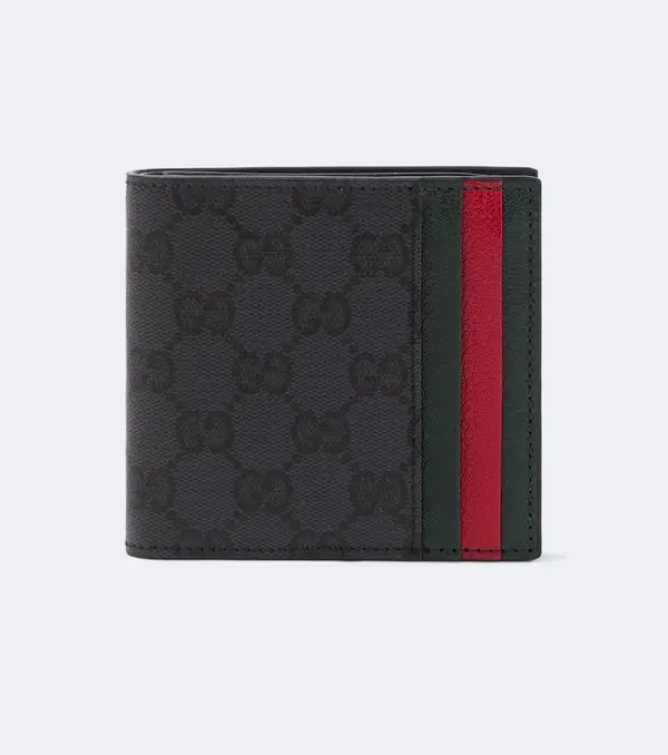 Gucci Gg Canvas Wallet - Grey