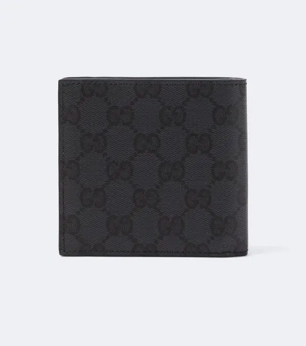 Gucci Gg Canvas Wallet - Grey