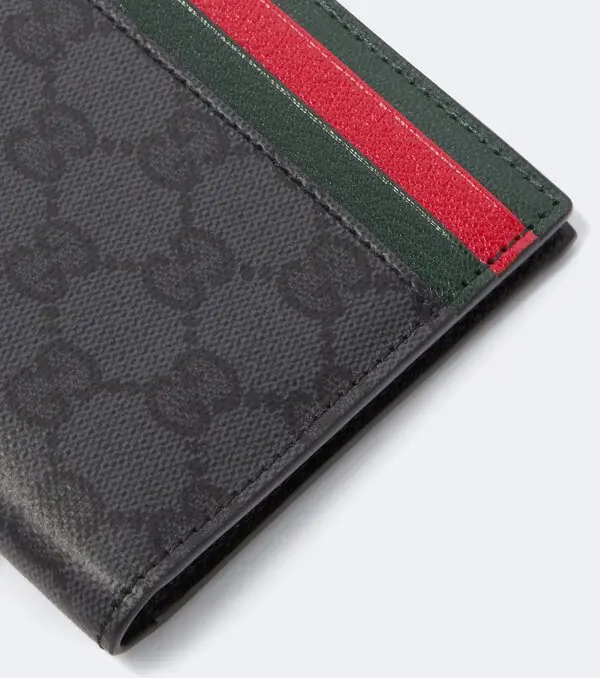 Gucci Gg Canvas Wallet - Grey