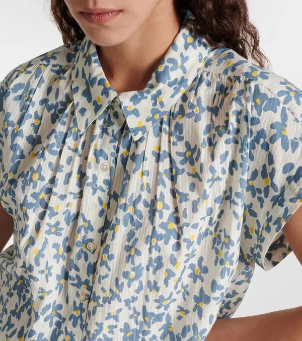 Velvet By Graham & Spencer Paulette Floral Cotton Blouse