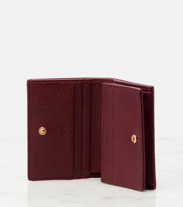 Gucci Gg Marmont Leather Wallet - Black