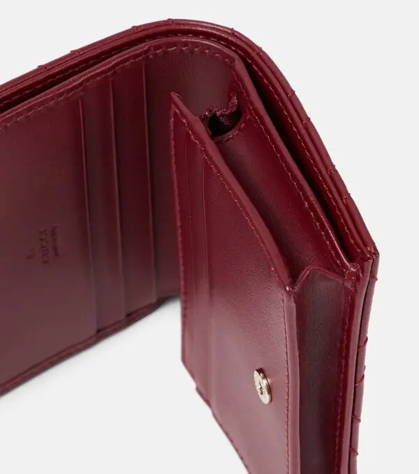 Gucci Gg Marmont Leather Wallet - Burgundy