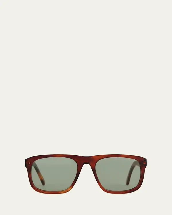 TOTEME The Navigator Square Sunglasses - Havana