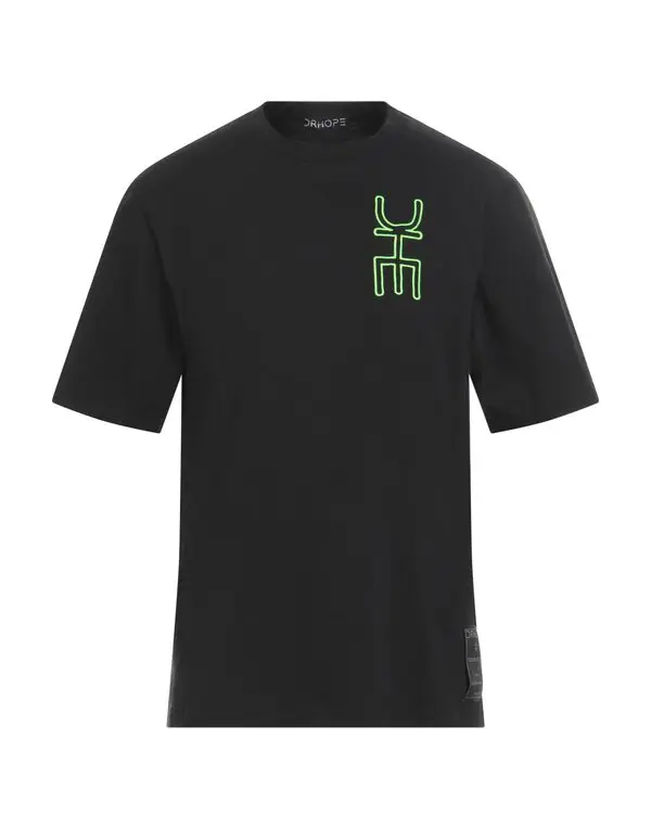 DRHOPE T-shirt Size Cotton - Black
