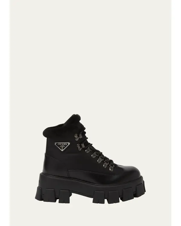 Prada Monolith Hiker Boots