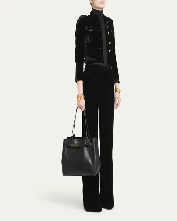 TOM FORD Audrey Medium Tote Bag - Black