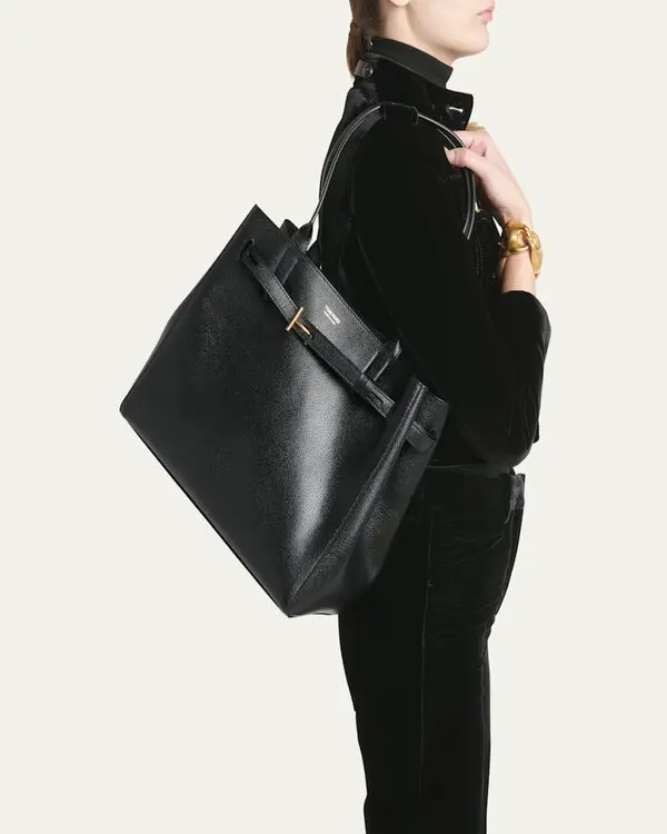 TOM FORD Audrey Medium Tote Bag - Black