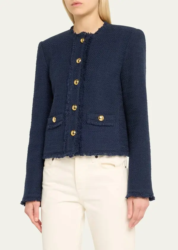 Cinq À Sept Christie Tweed Jacket - Sahara