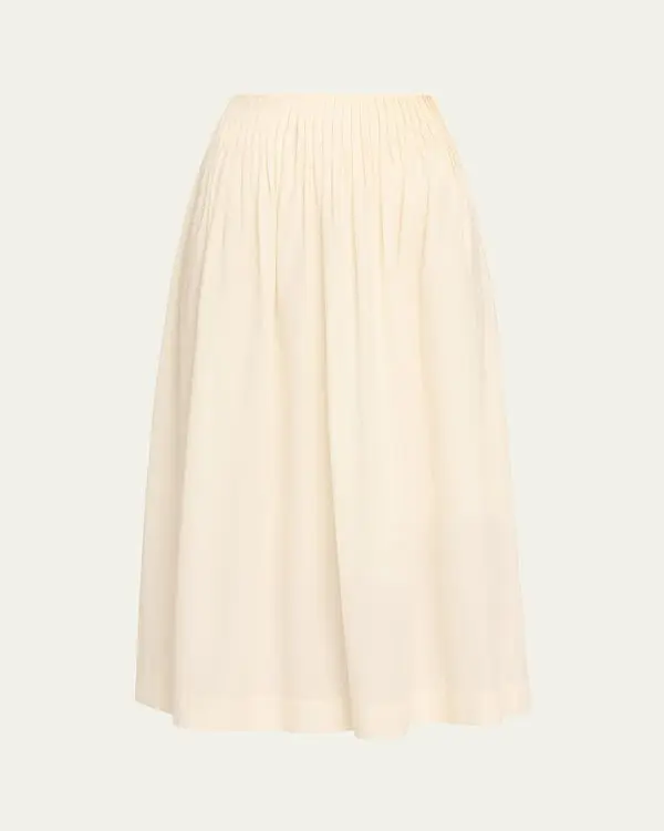 LOULOU STUDIO Artemis Pleated Maxi Skirt