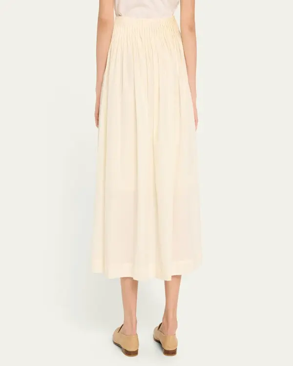 LOULOU STUDIO Artemis Pleated Maxi Skirt