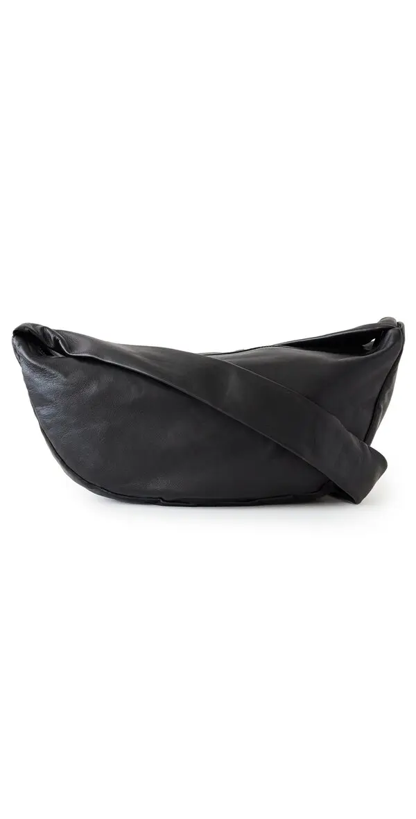 ST. AGNI Soft Crescent Lambskin Shoulder Bag