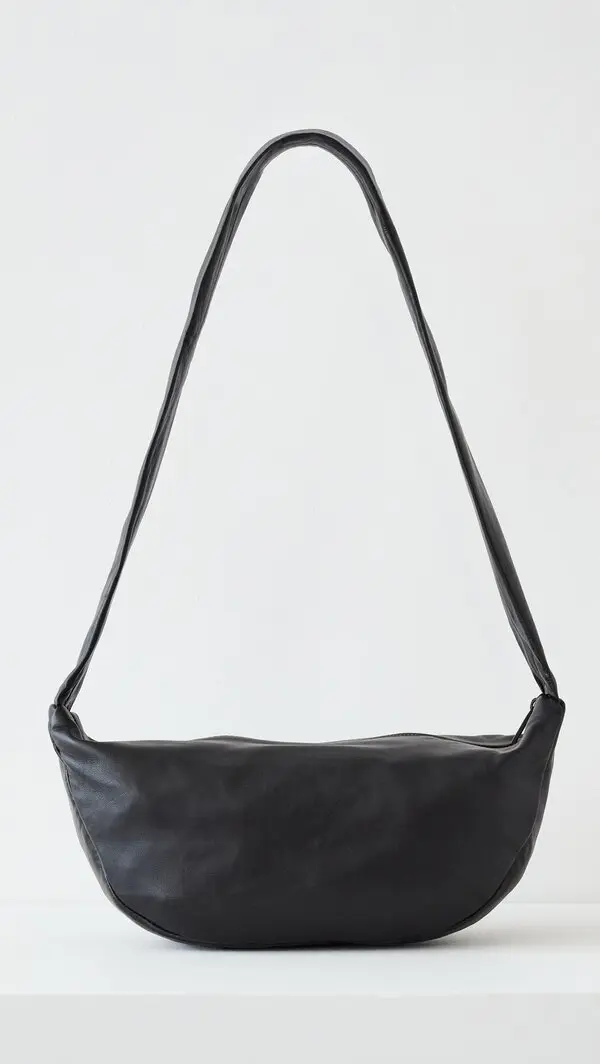 ST. AGNI Soft Crescent Lambskin Shoulder Bag