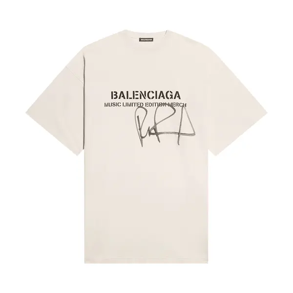 Balenciaga Oversized T-shirt - White