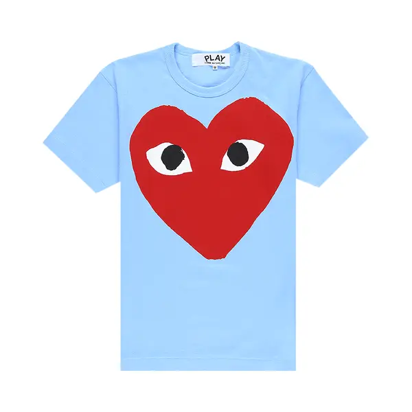 Play Comme Des Garcon Big Heart T-shirt - Blue