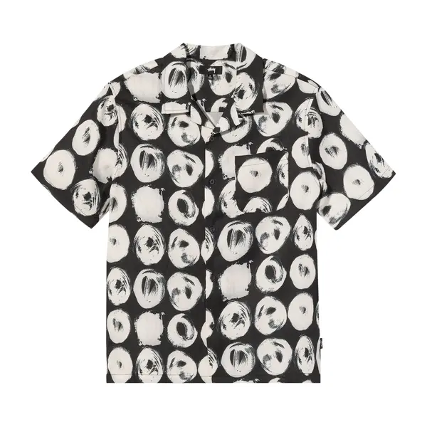 StÜssy Hand Drawn Dot Shirt - Black