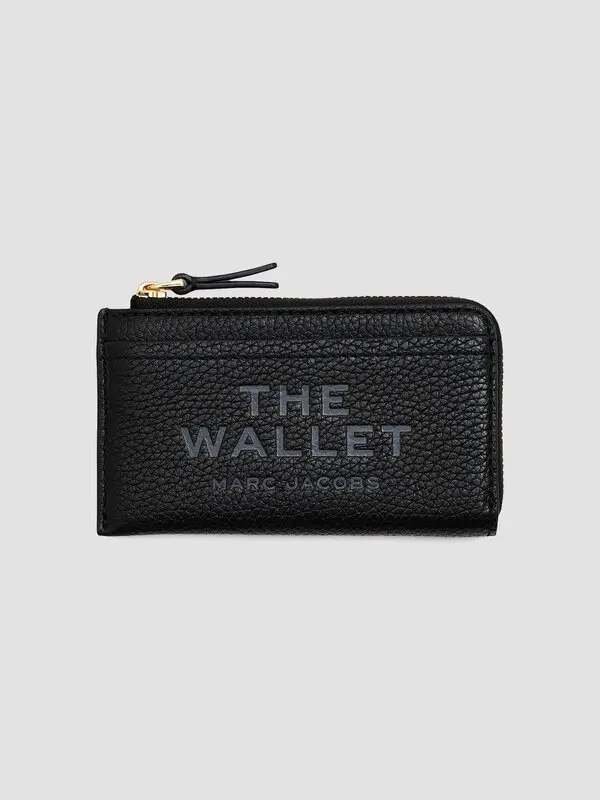Marc Jacobs The Leather Top-zip Multi Wallet - Black