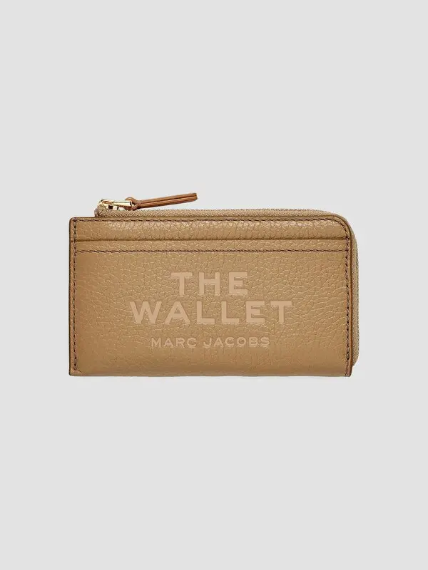Marc Jacobs The Leather Top-zip Multi Wallet - Camel