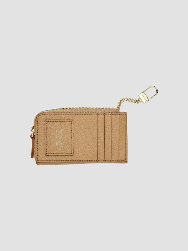 Marc Jacobs The Leather Top-zip Multi Wallet - Camel
