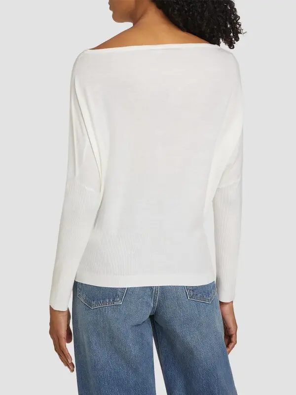 Simkhai Lavina Wool-blend Off-the-shoulder Sweater - Ivory