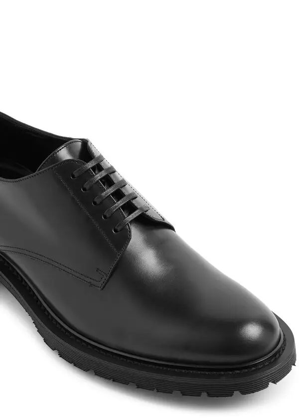Saint Laurent Vaughn Leather Derby Shoes