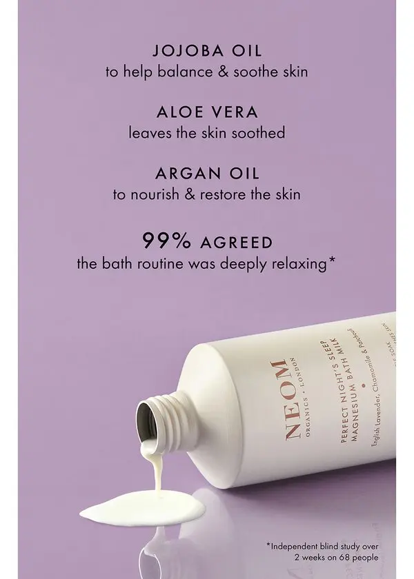 NEOM ORGANICS Perfect Night's Sleep Magnesium Bath Bath, Silk