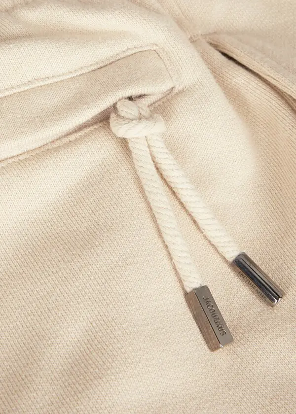 Jacquemus Le Jogging Logo Sweatpants - Beige