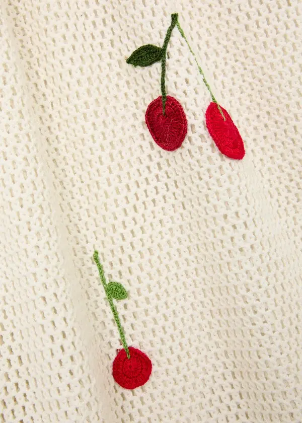leslie amon crochet dress Treasure Cherry crochet maxi dress