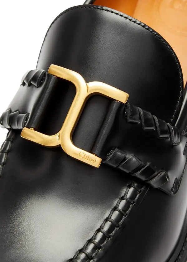 Chloé Marcie 65 Leather Loafers