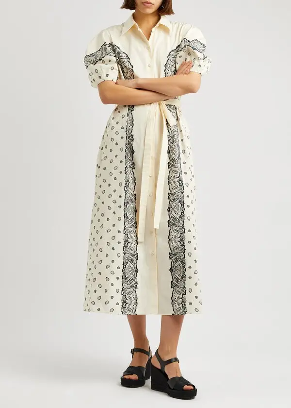 Chloé Piia 100 Leather Wedge Espadrilles