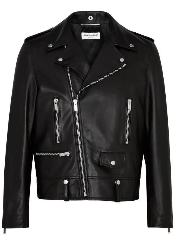 Saint Laurent Leather Biker Jacket