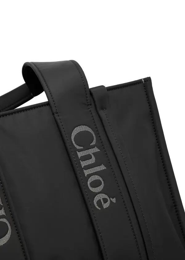 Chloé Woody Medium Nylon Tote