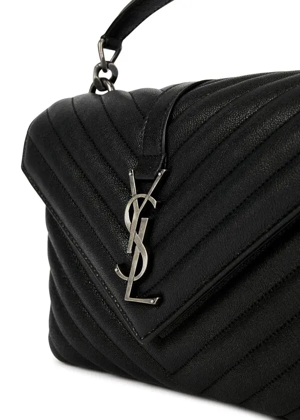 Saint Laurent College Medium Shoulder Bag - Black