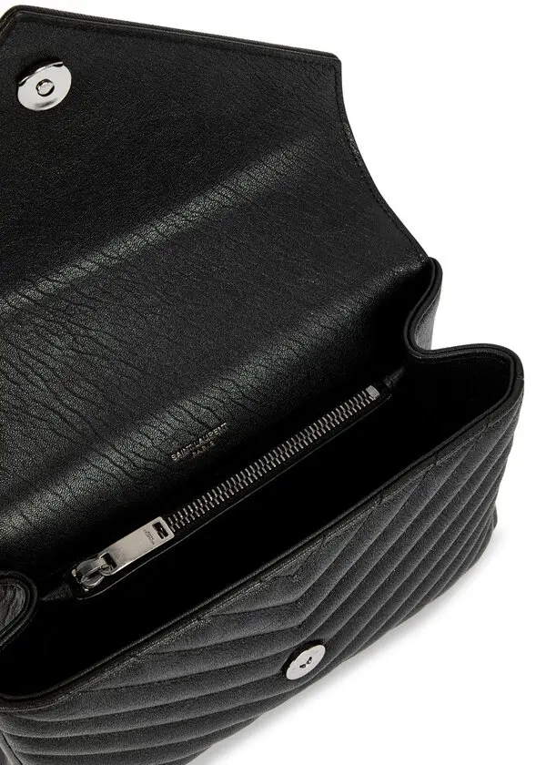 Saint Laurent College Medium Shoulder Bag - Black