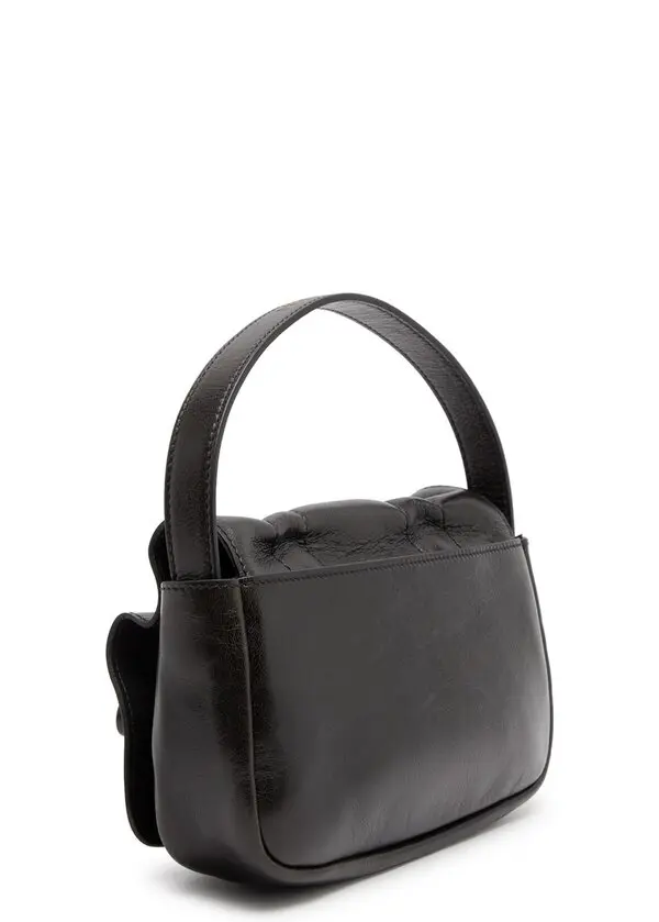 Acne Studios Rev Micro Crinkled Leather Top Handle Bag