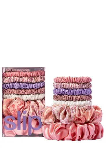 Slip Silk Scrunchie Set - Pure