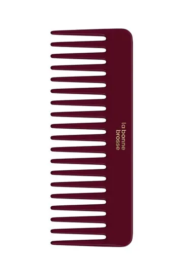 LA BONNE BROSSE The Red Acetate Detangling Comb - Cherry