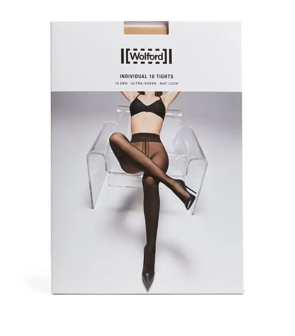 Wolford Individual 10 Tights - Beige