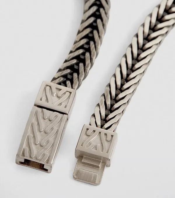 Tateossian Sterling Herringbone Chain Bracelet