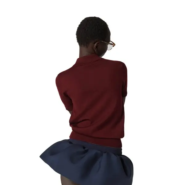 Miu Miu Wool Knit Polo Shirt