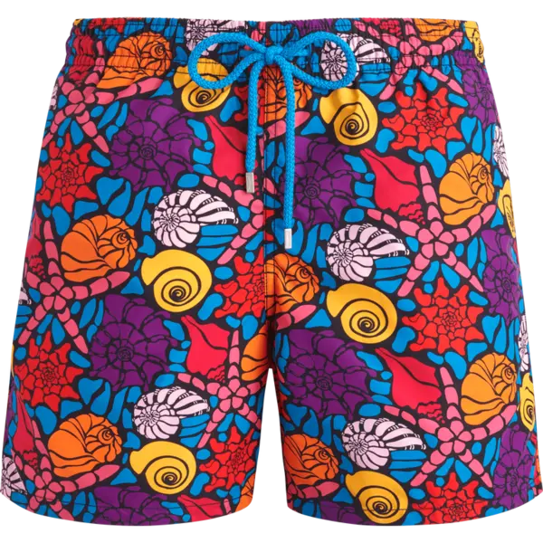 Vilebrequin Swim Trunks Noumea Sea Shells Swimming Trunk Moorea