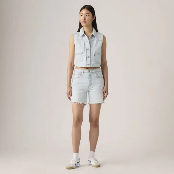 LEVI'S 501 Mid Thigh Denim Shorts