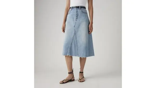 LEVI'S High-rise A-line Decon Skirt