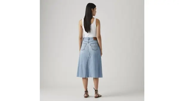 LEVI'S High-rise A-line Decon Skirt